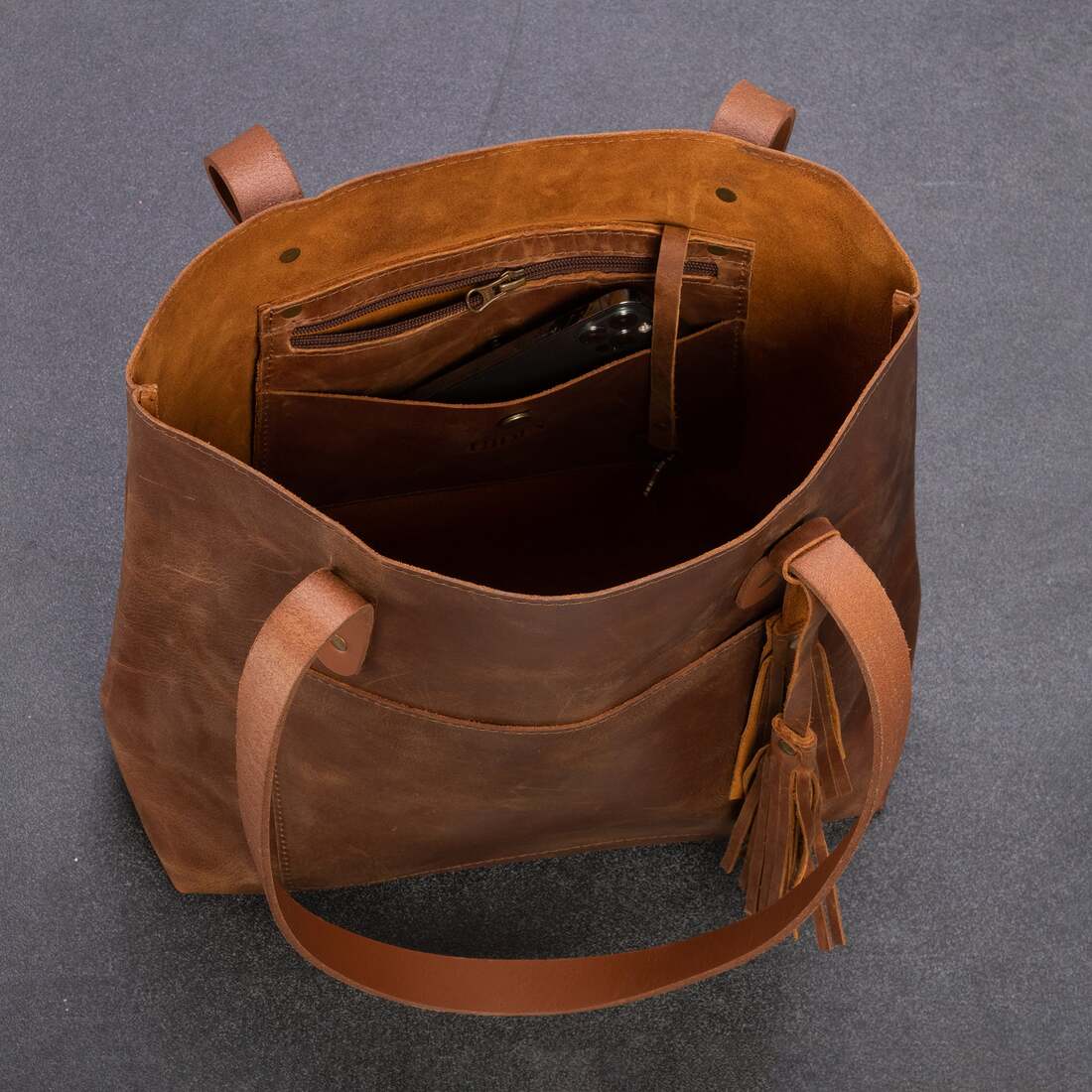 Classic Leather Tote Bag | Shoulder Bag For Women – HIDES