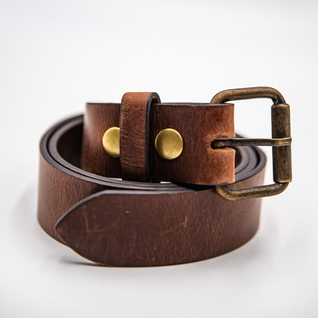 Distressed Leather Belt | Removable Buckle 1.5" Belt – HIDES
