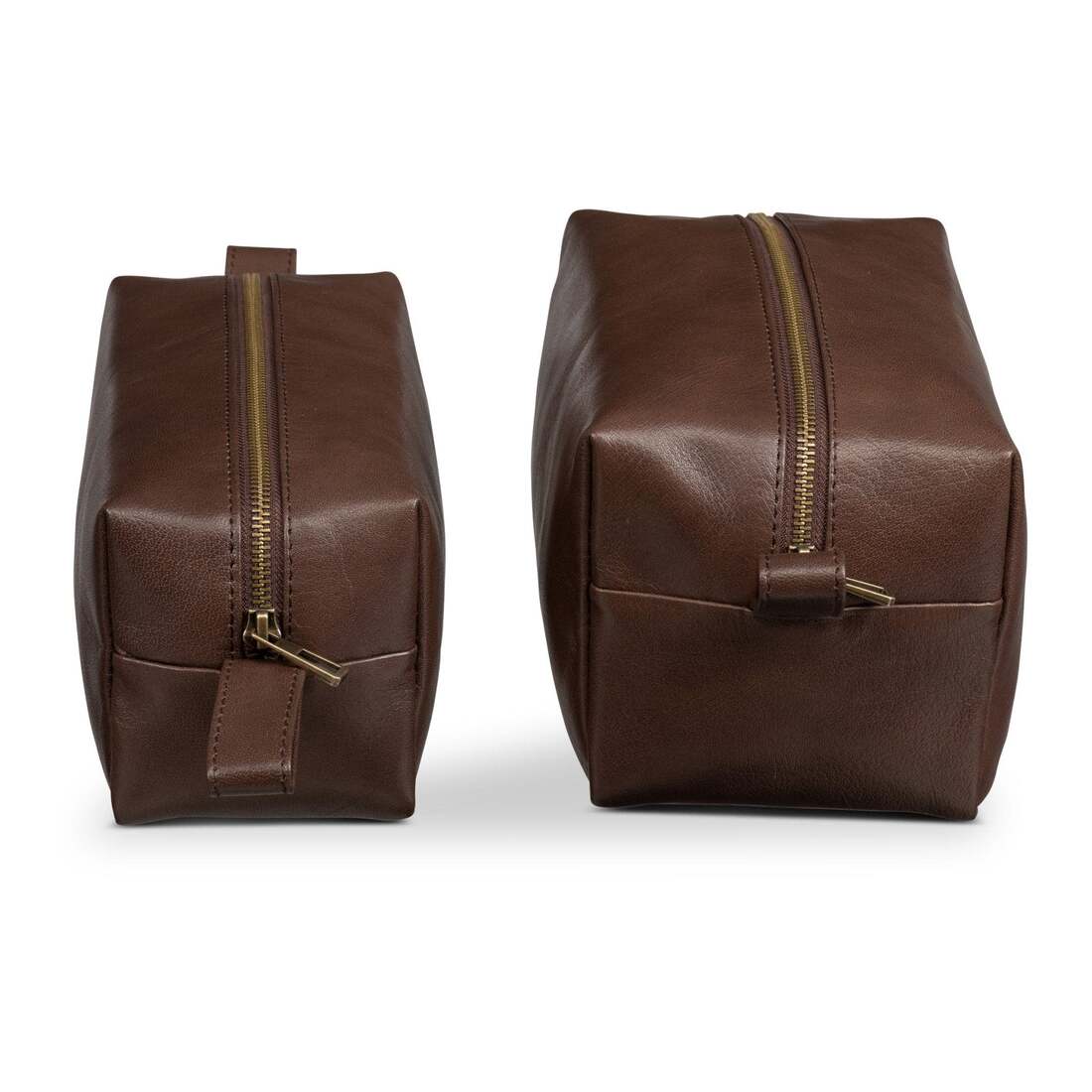 Brown Leather Dopp Kit | Classic Toiletry Bag For Men – HIDES