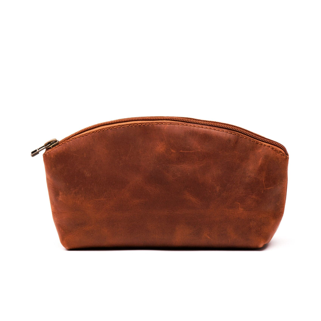 Leather Makeup Bag | Women's Zipper Pouch – HIDES
