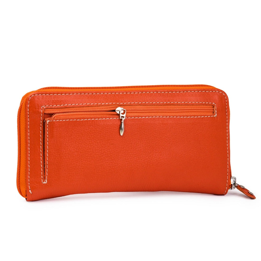 Leather Zip Around Wallet | Leather Women's Wristlet – HIDES