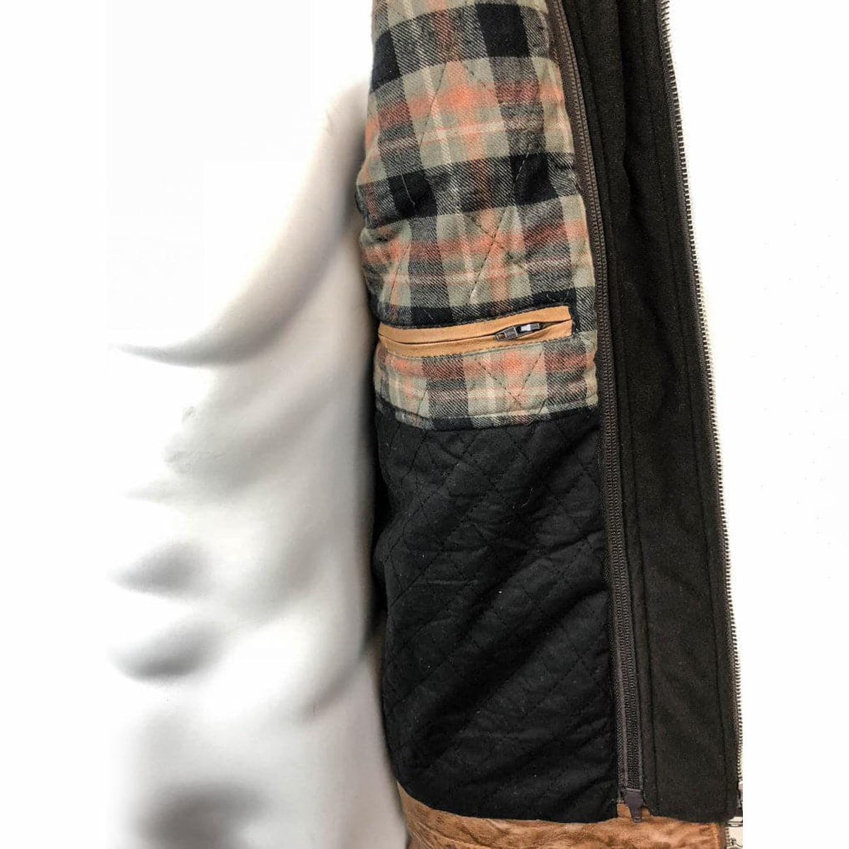 Removable Collar Leather Jacket - Black | HIDES Canada