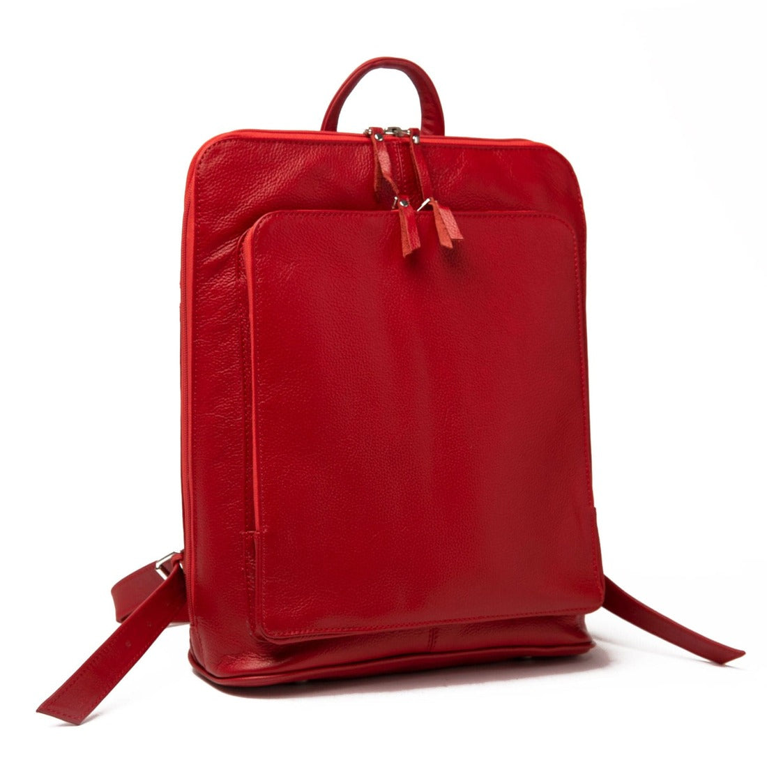Shop Tech Leather Backpack - Red Color – HIDES